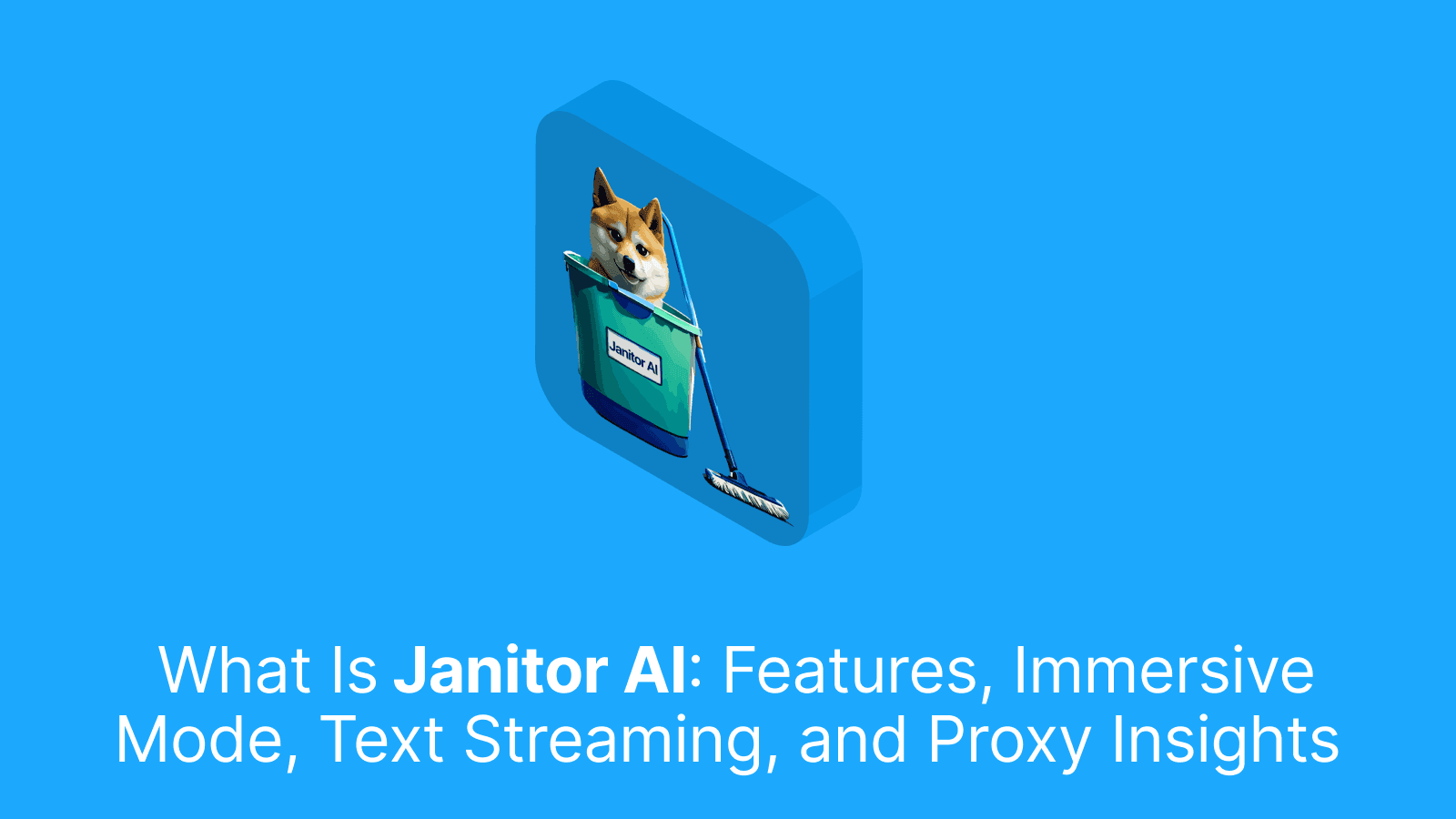 What Is Janitor AI: Features, Immersive Mode, Text Streaming, and Proxy ...